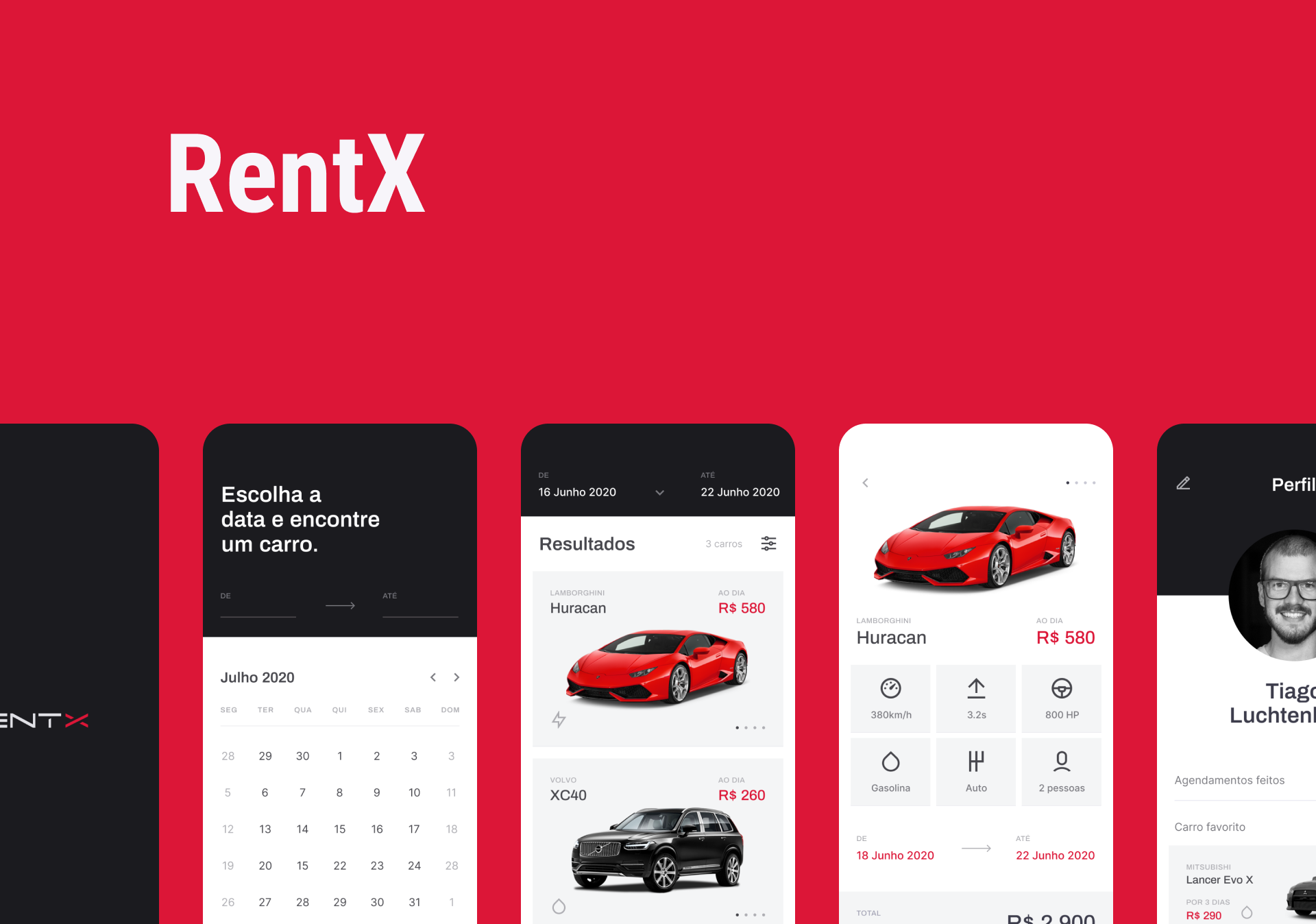GitHub - stelianok/RentX-mobile: App for renting cars, created with react-native and typescript