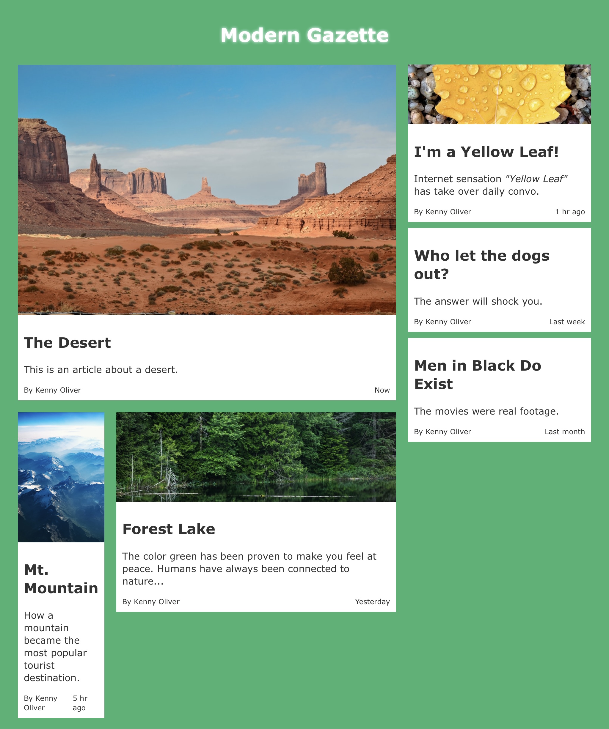 gazette · GitHub Topics · GitHub