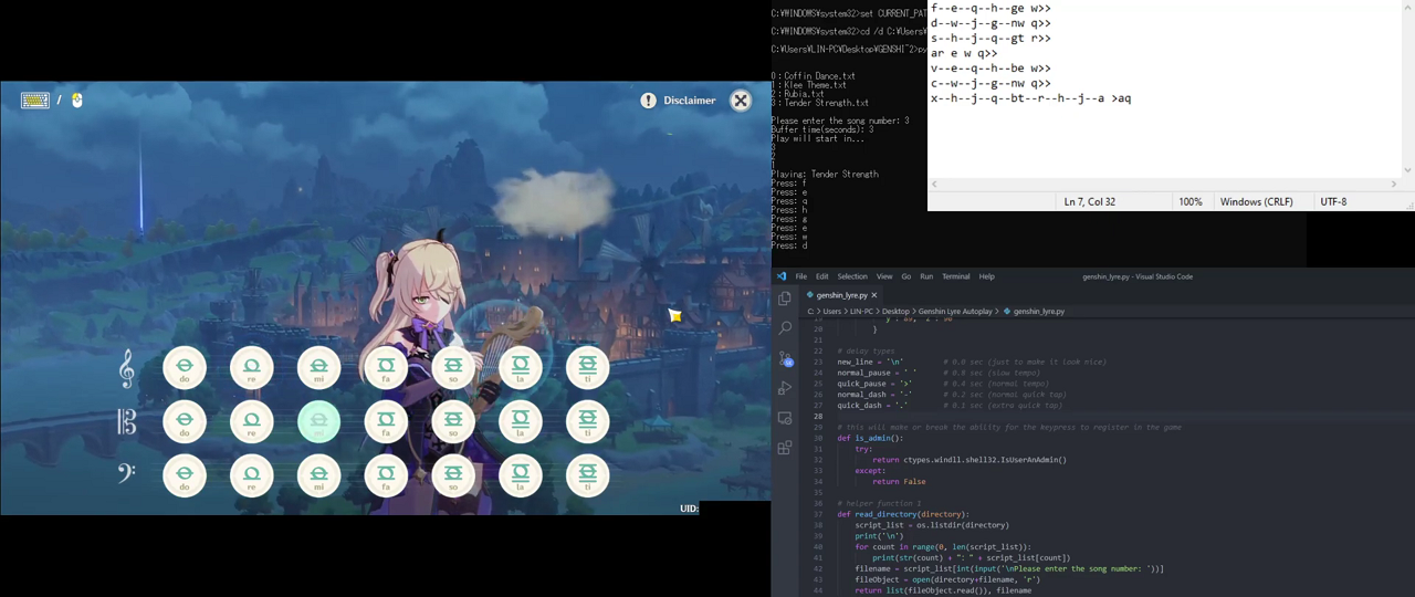 GitHub - ItsRuntimeException/Genshin_Lyre_Autoscript_Reader: Uses keyboard annotation to ...