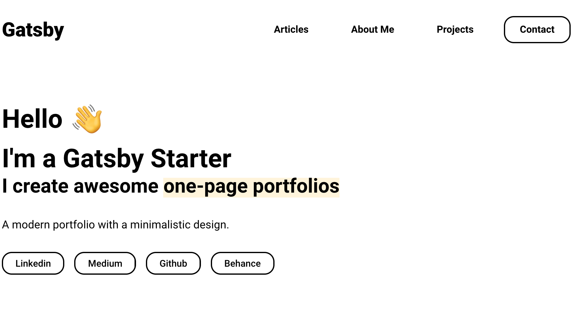GitHub Konstantinmuenster gatsby theme portfolio minimal A Gatsby 