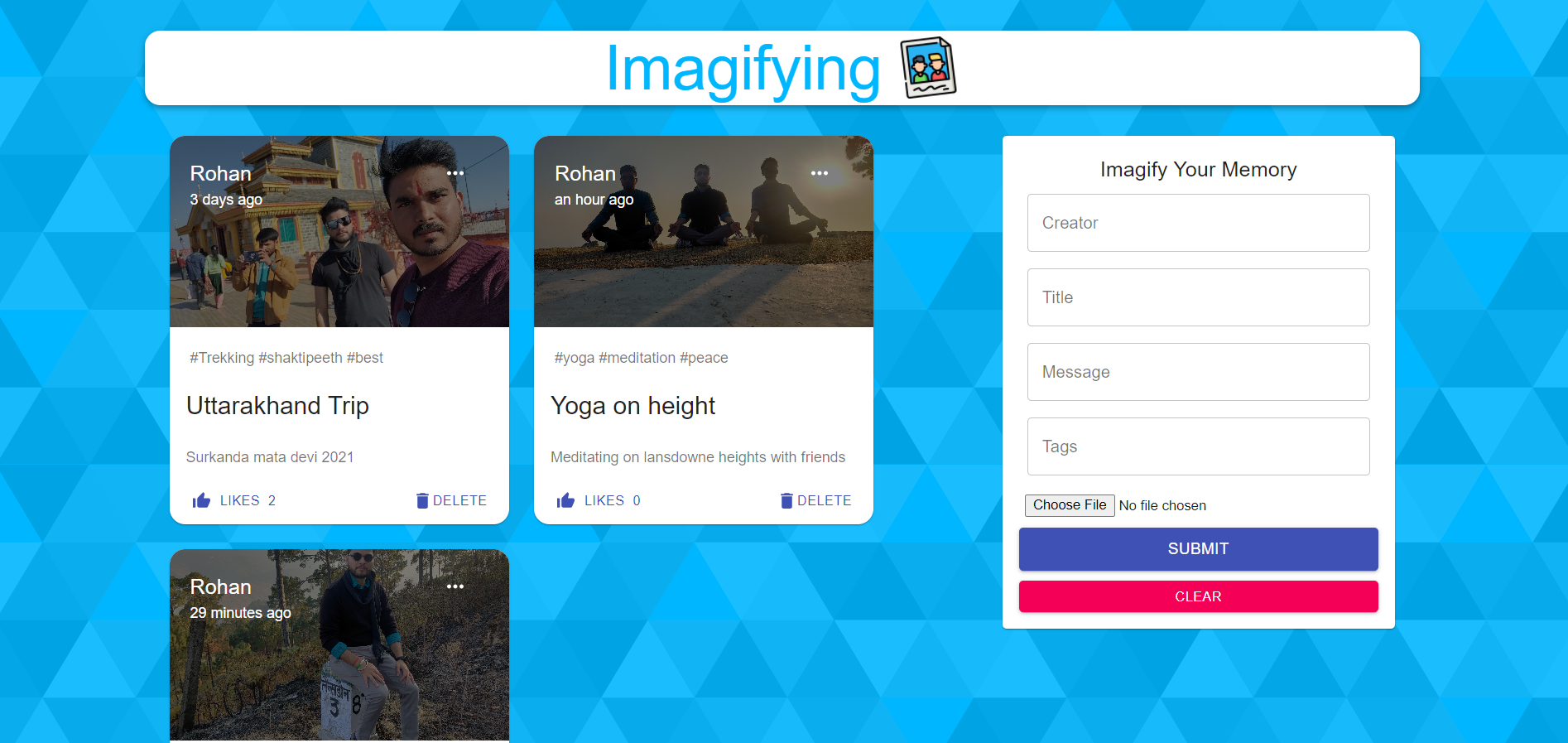 GitHub - rohans540/Imagifying-MernApp: Imagifying is a web based Application which allow users ...