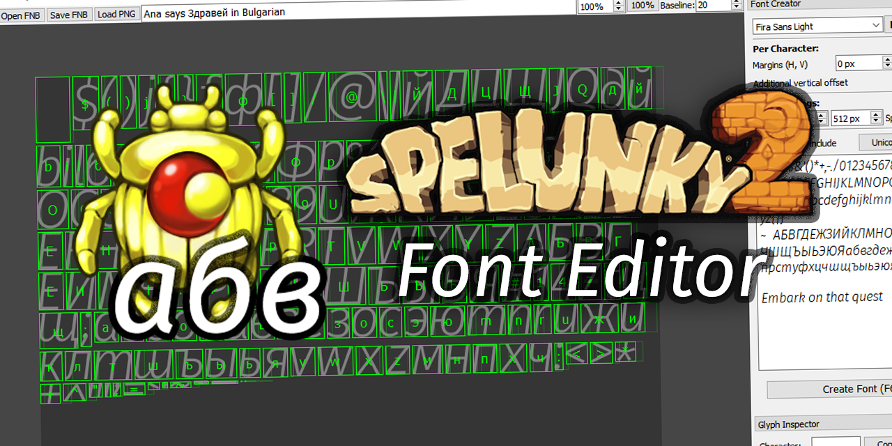 GitHub - spelunky-fyi/Spelunky-2-Font-Editor: A desktop app to create ...