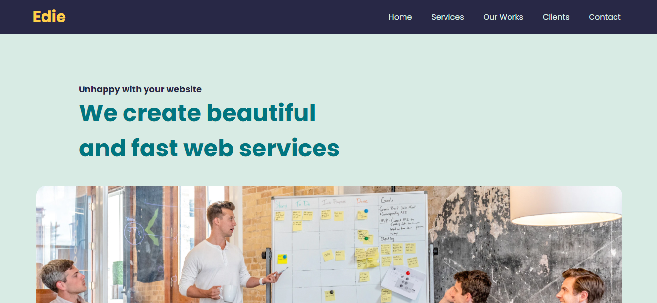 GitHub - byRedHunter/dev-edie-homepage: Edie homepage responsive with grid and flex.