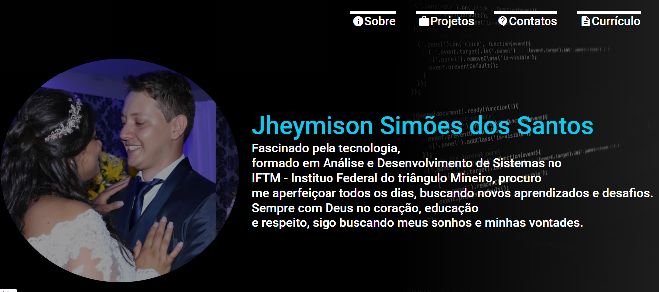 Github Jheymison Simoes Jheymison Simoes Github Io Portfólio Para