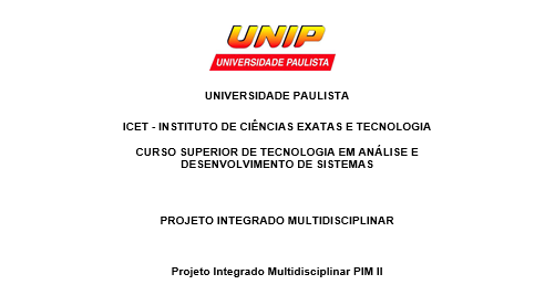 GitHub - Agatha886/PIM---Projeto-Integrado-Multidisciplinar-2-Semestre ...