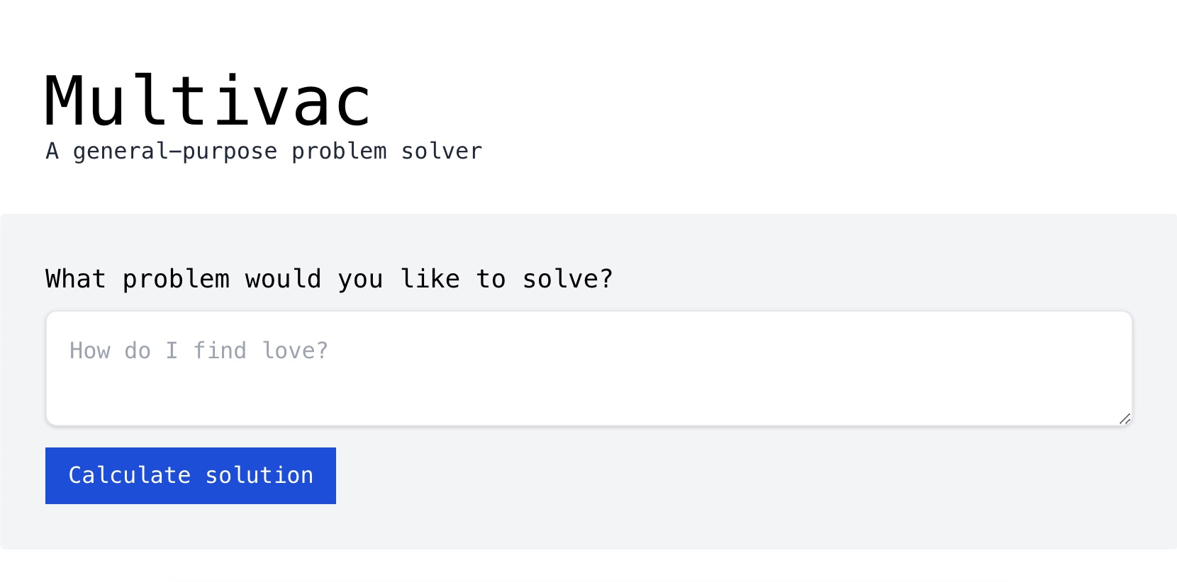 GitHub - Samin100/Multivac: A recursive GPT-3 general-purpose problem ...