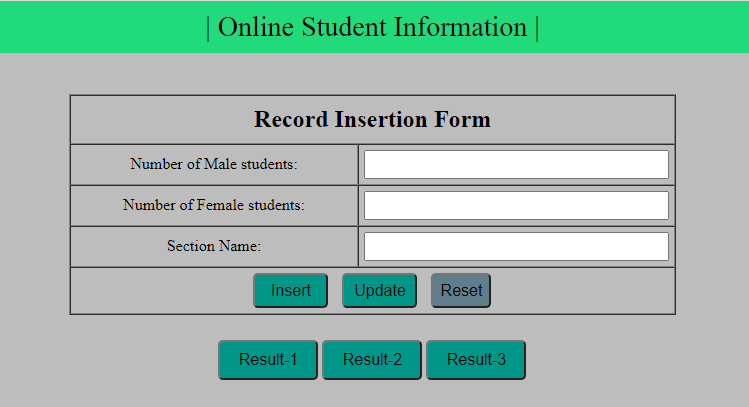 GitHub - F-Reza/Online-Student-Info: Online Student Info In PHP with ...