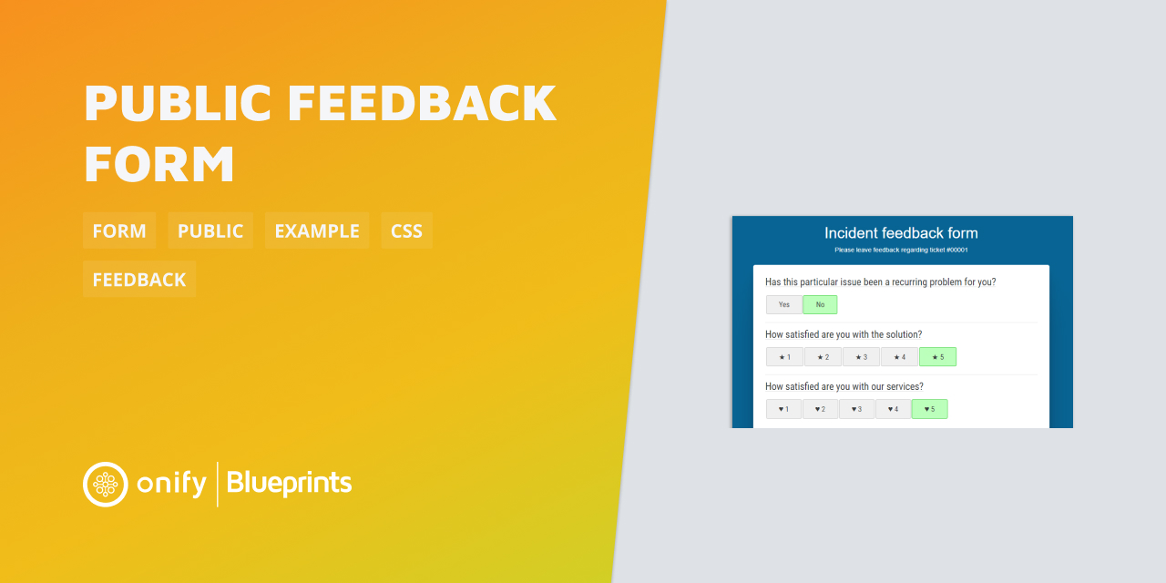 GitHub - onify/blueprint-public-feedback-form: Onify Blueprint: Public ...