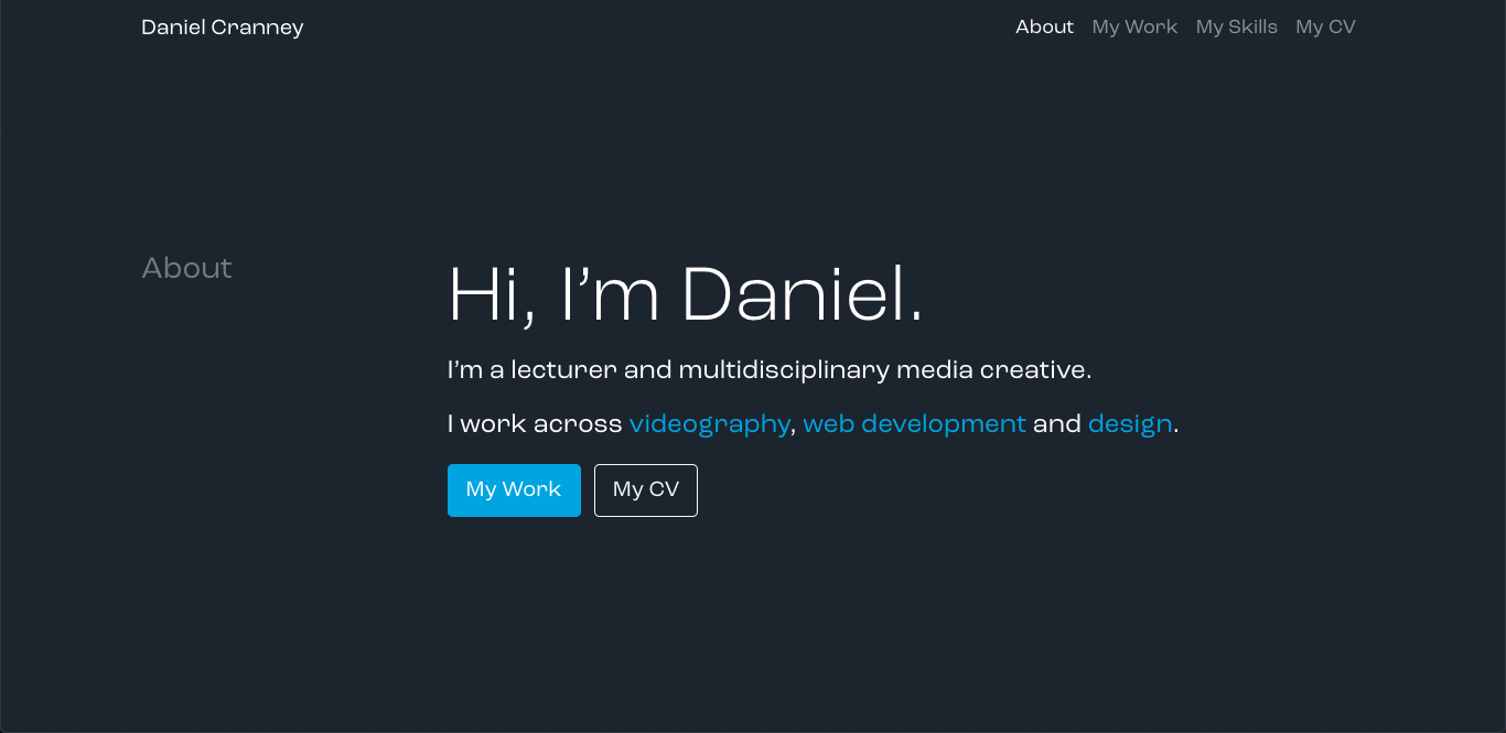 GitHub - danielcranney/danielcranney-com-old: A basic holding page for my personal domain. This ...