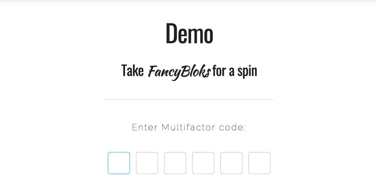GitHub - CliffCrerar/fancy-blocks-mfa-ui: Demo of a series of single ...