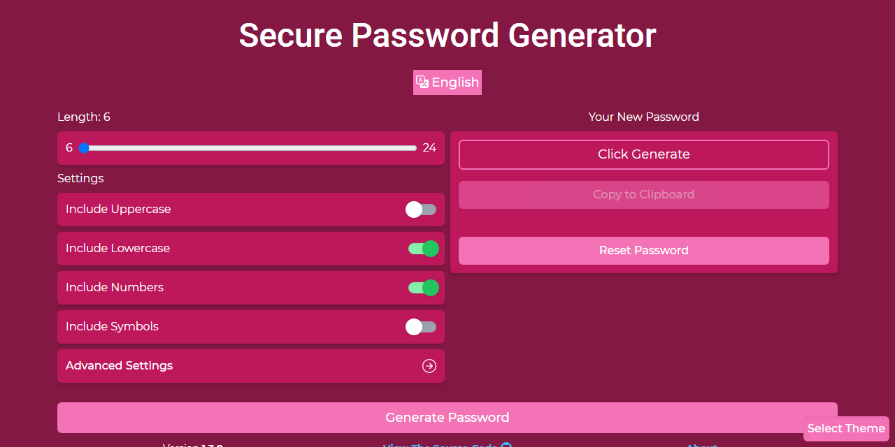 GitHub - SamuelQuinones/password-generator: Generate secure, hard to ...