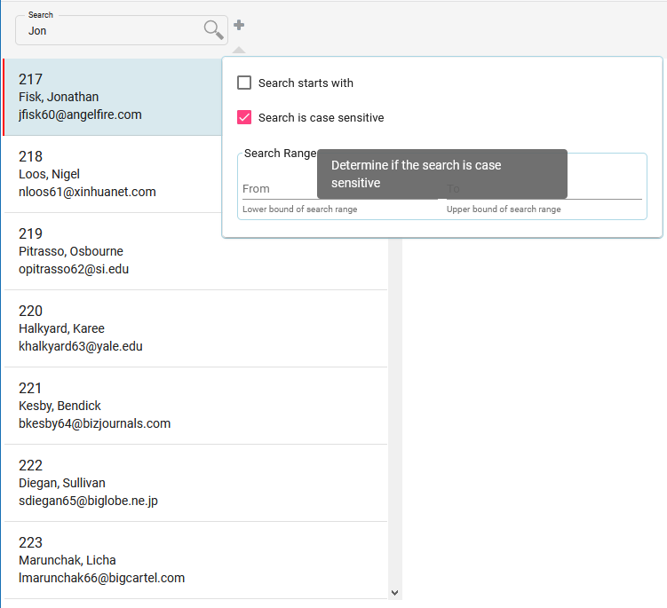 GitHub - plongrigg/searchbox: Toolbar component to perform searches