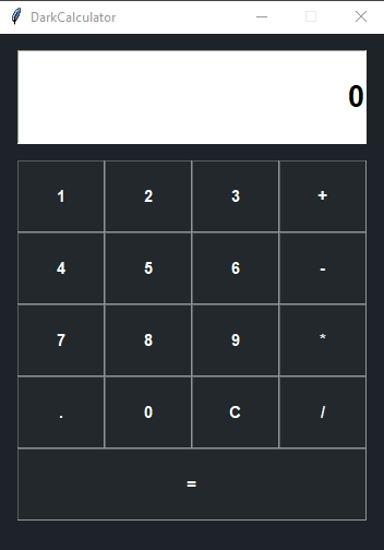 GitHub - renatronic/dark_calculator: "I'm the operator with my ...
