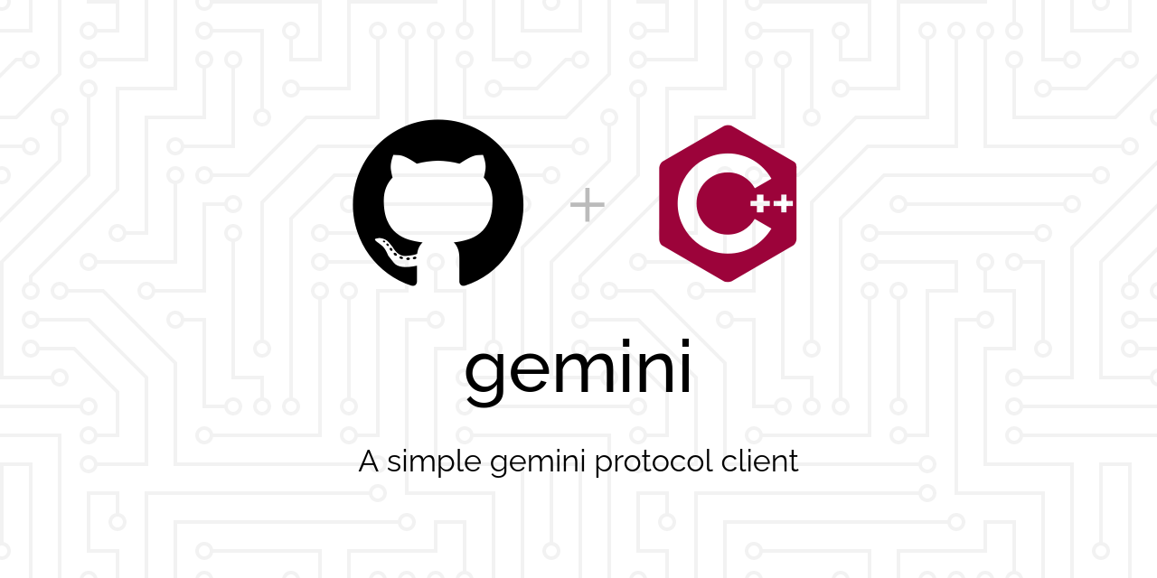 GitHub - Blackmane/gemini: A simple gemini protocol client