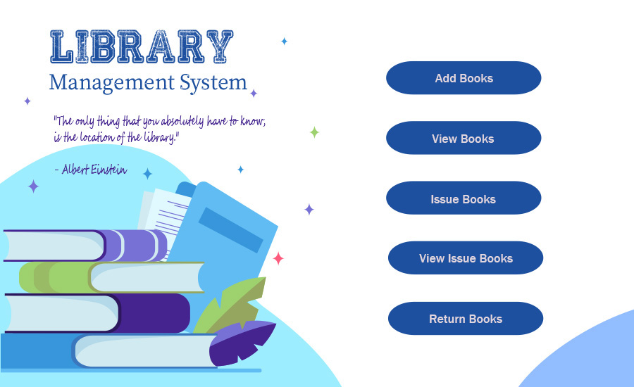 GitHub - rajani16/LibraryManagement: A library management system ...