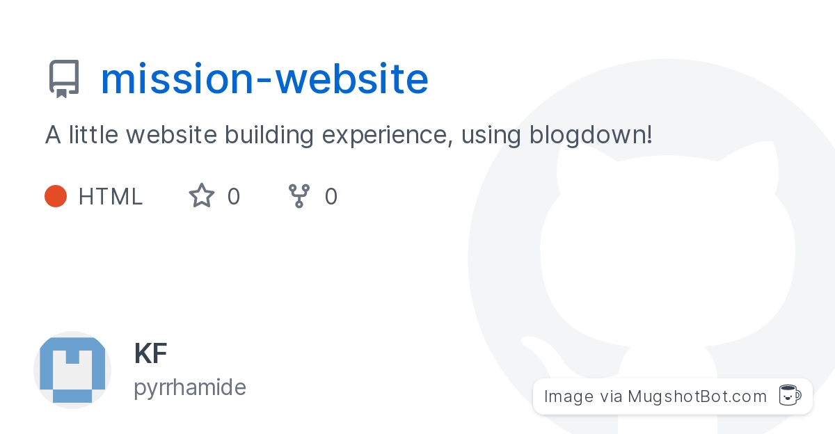 GitHub - pyrrhamide/mission-website: My personal website, built with blogdown!