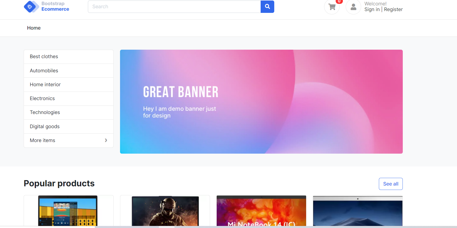 GitHub - akshayvarat/shoppy-E-commerce: This is Ecommerce shopping ...