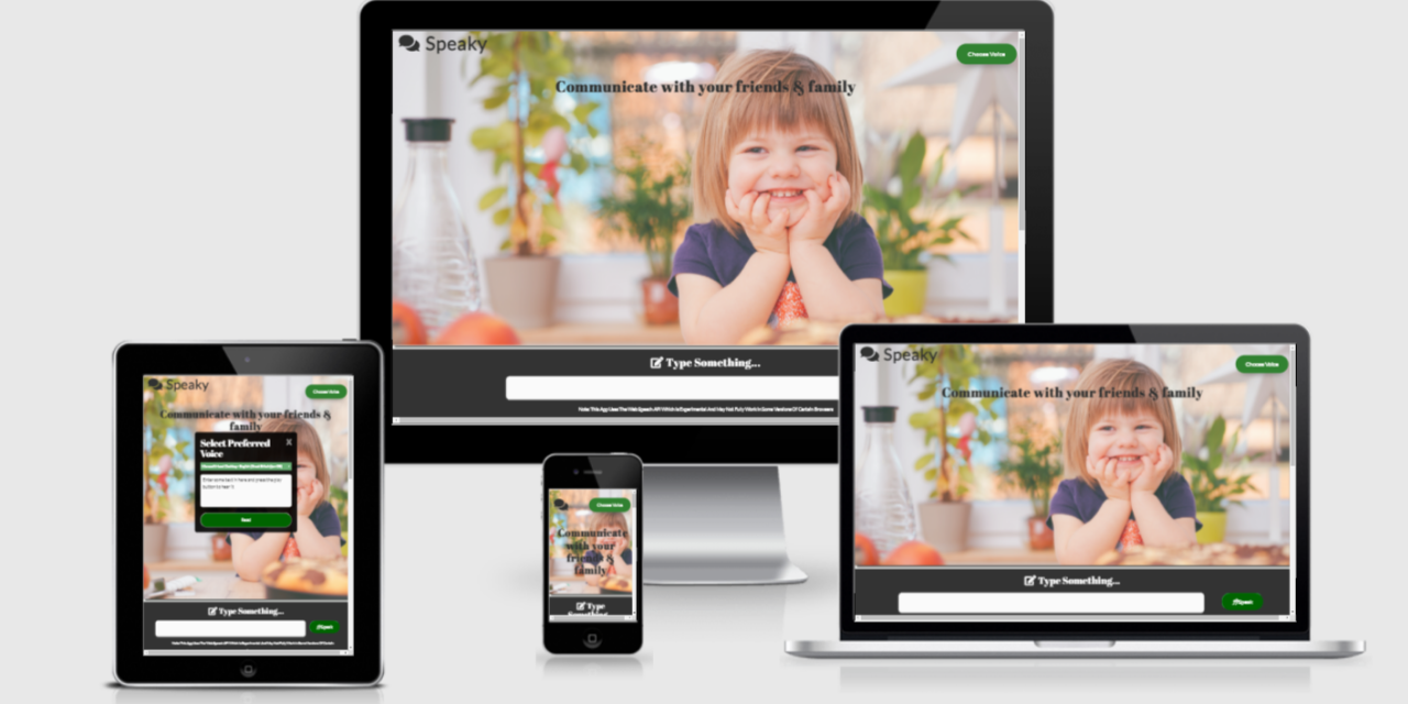 GitHub - Atinos31/Speaky: An app created using HTML, CSS and JavaScript to help non Verbal ...