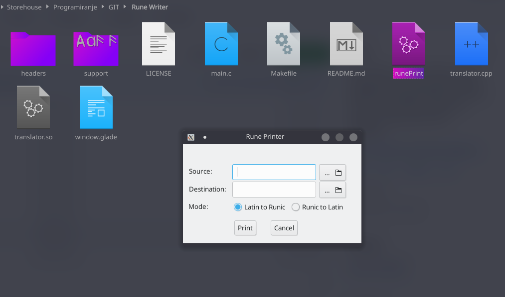 GitHub - AleksandarDamnjanovic/Rune-Writer: Rune Writer is build to ...