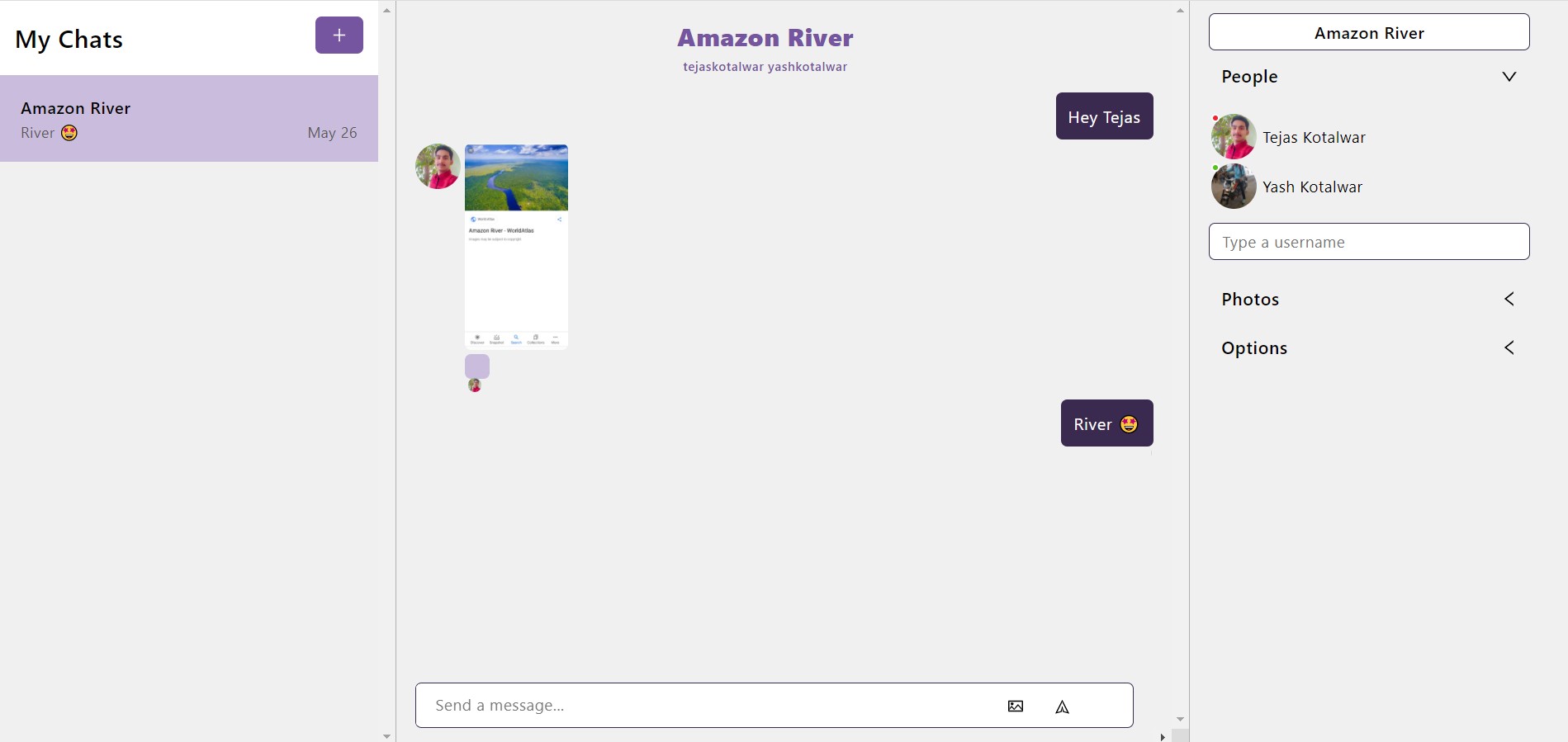 GitHub - YashKotalwar/Messenger-Application: Using React
