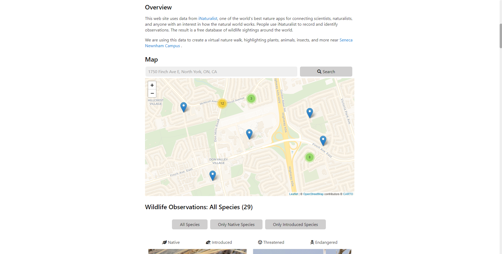 GitHub - jasonalferez/WEB222-Final-Project: Observation Website WEB222