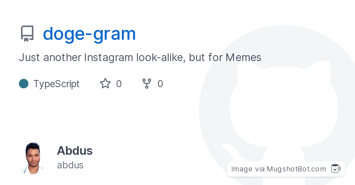 GitHub - abdus/doge-gram: Just another Instagram look-alike, but for Memes