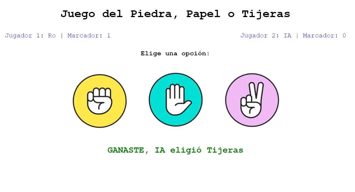 GitHub - RoWW4/PiedraPapelTijeras: Pequeño proyecto del juego Piedra ...