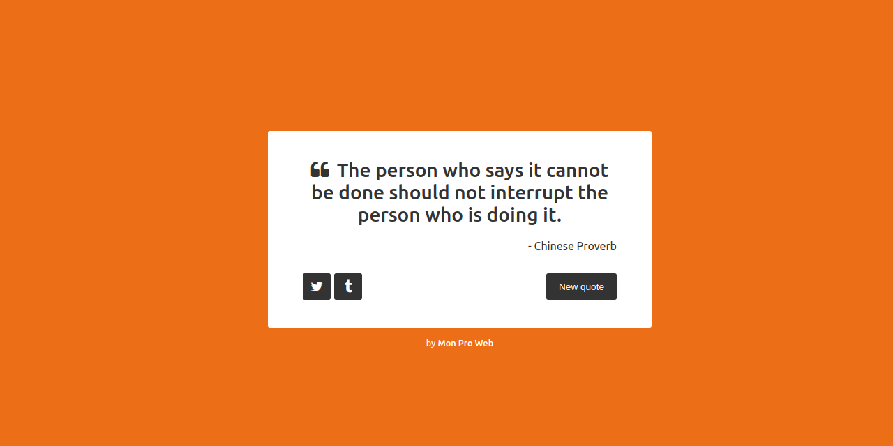 GitHub - monproweb/random-quote-machine