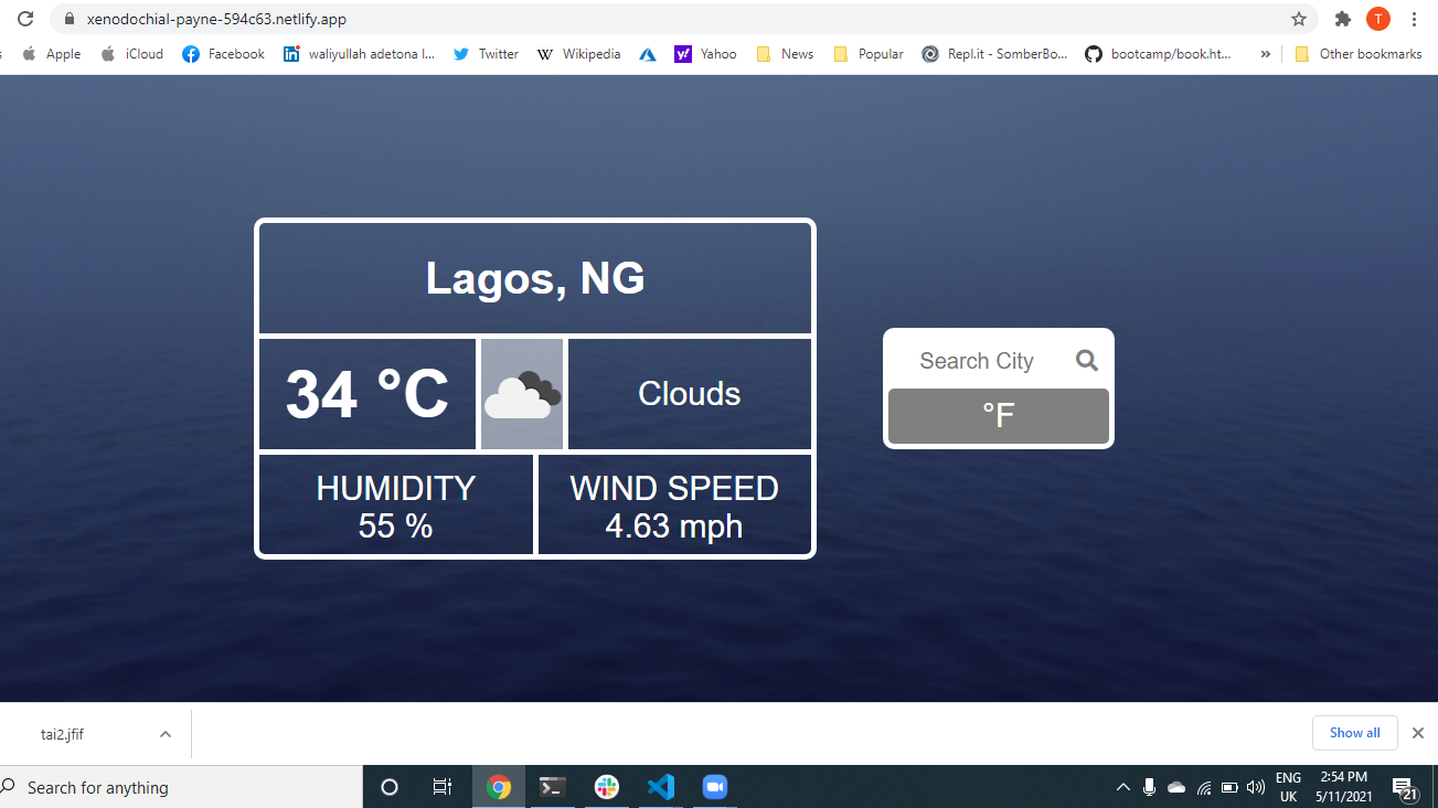 GitHub - taiwo2/weather-app: A weather forecast site using the weather ...