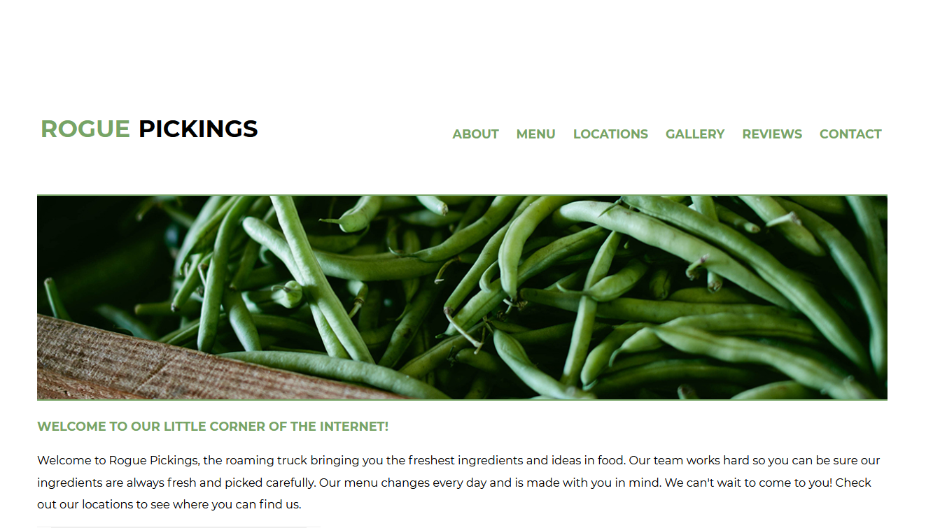 GitHub - Adrienne-B/rogue_pickings: This was the second main website from Skillcrush that I had ...