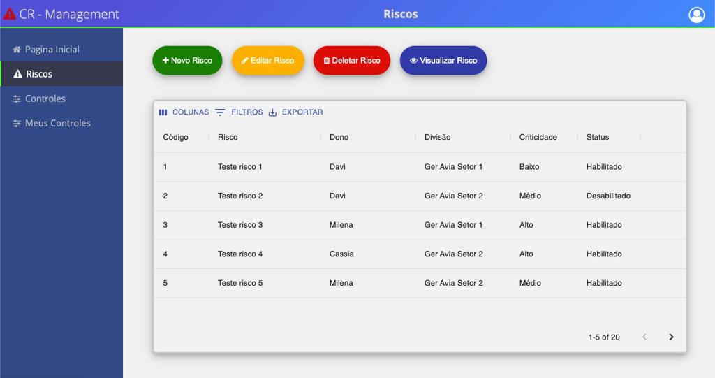 GitHub - DaviLucas-dev/CR-Management: Software de gerenciamento de riscos empresariais.