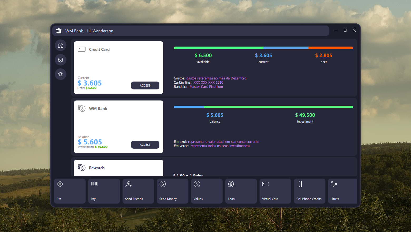 GitHub Wanderson Magalhaes App Bank GUI v01 PySide Or PyQt Qt Quick QML