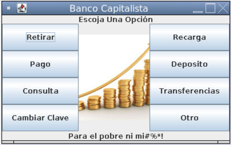 GitHub - Iron-mind/interfaz-cajero-banco-java: Interfaz de cajero automático hecho con java, awt ...