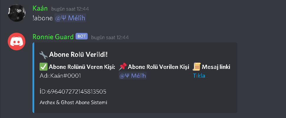GitHub - ArchexDev/abone-botu-archex: Archex Abone Botu