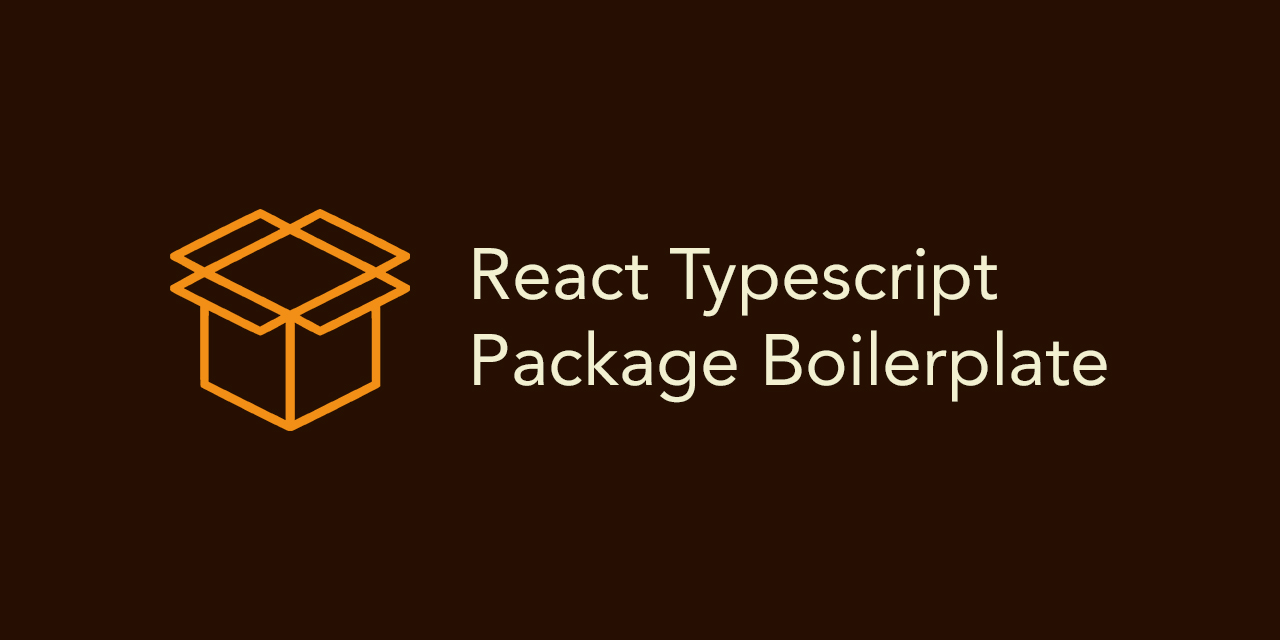 Github Daphnesmitreact Typescript Package Boilerplate Boilerplate For Scaffolding React