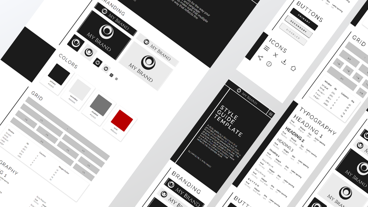 Github Carol111styleguide Template A General Style Guide Template For A Fictitious Brand 