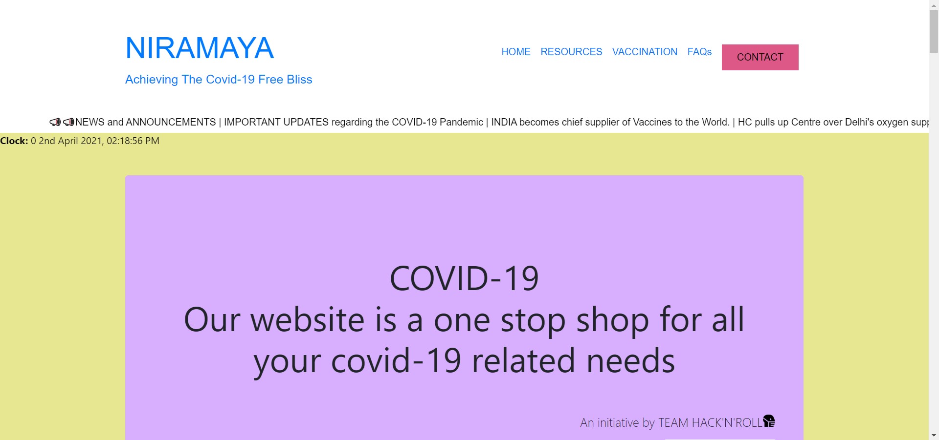 GitHub - CoderKartik-1/Niramaya-The-Disease-Free-Bliss: This is made as part of the HACKDTU'21 ...