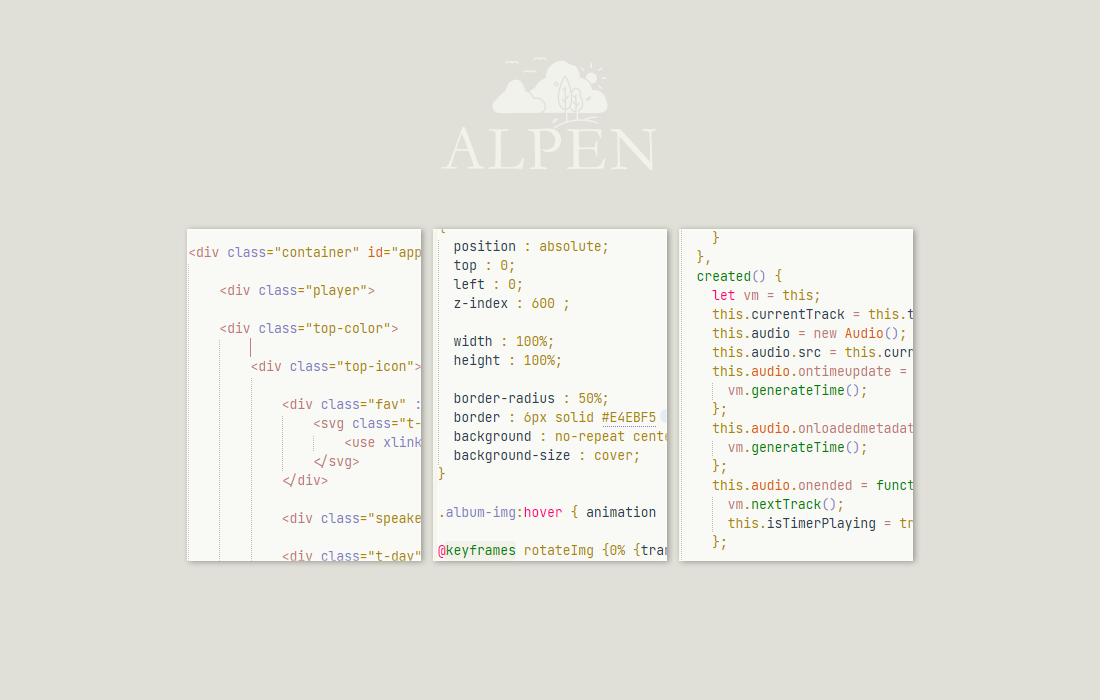 GitHub - yojeero/alpen_sublime: light color scheme for Sublime Text