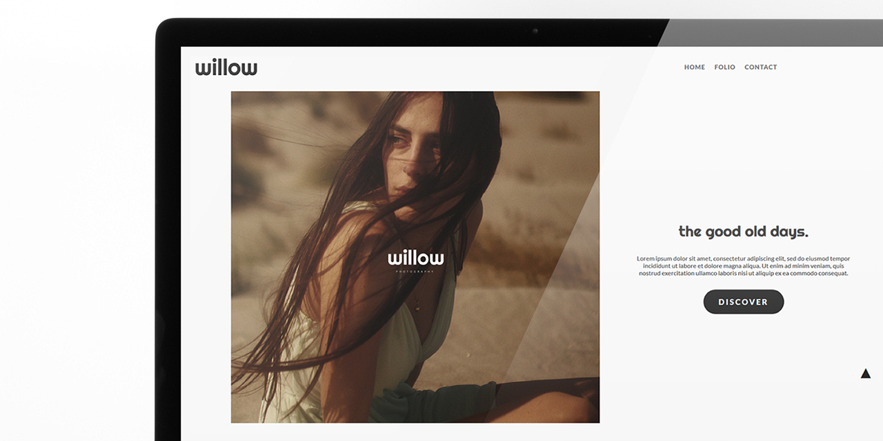 GitHub - ralucasuciuart/willow: Photography portfolio web design concept.