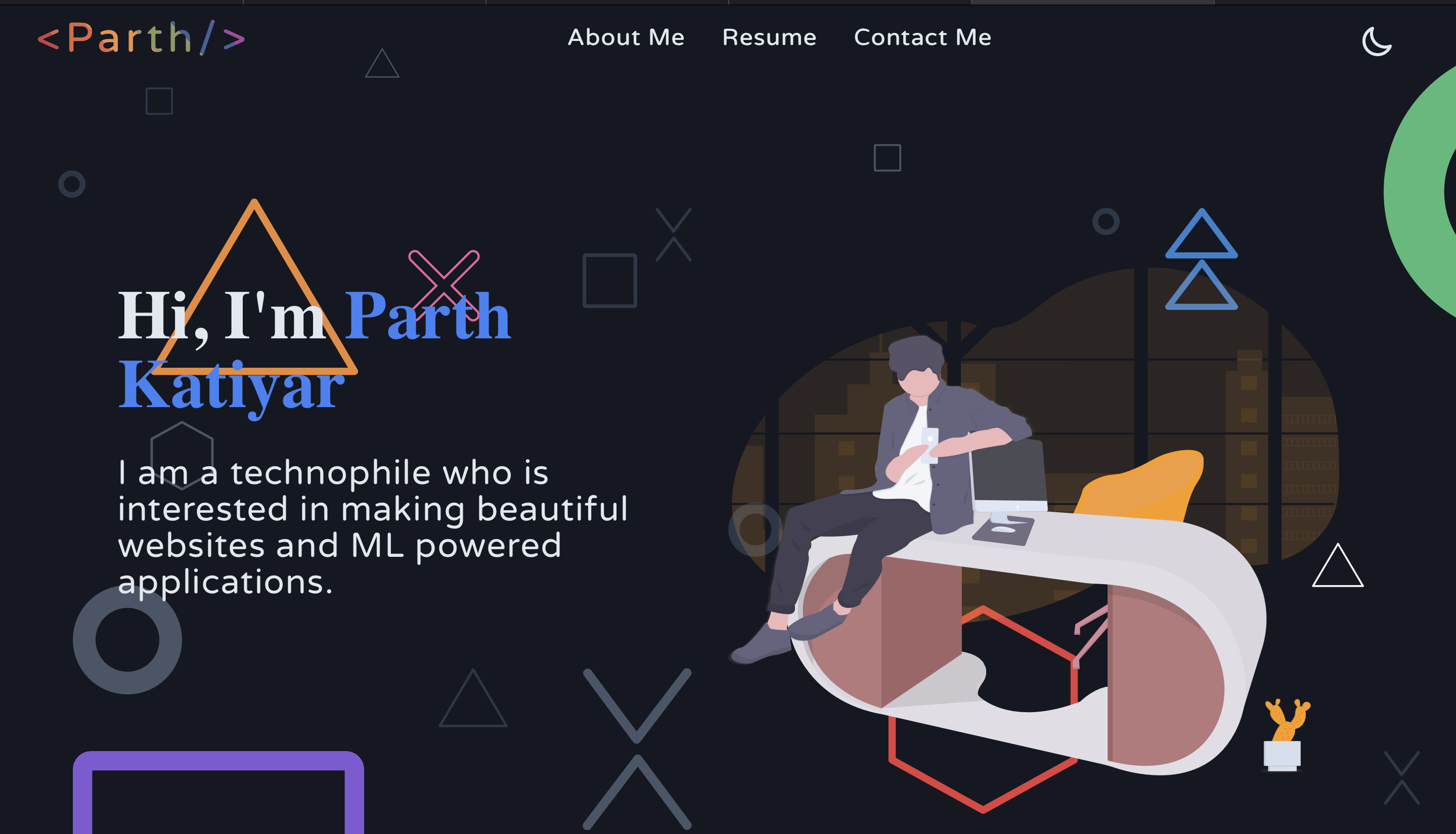 GitHub - Parth442002/Personal-Portfolio: The personal Portfolio website.