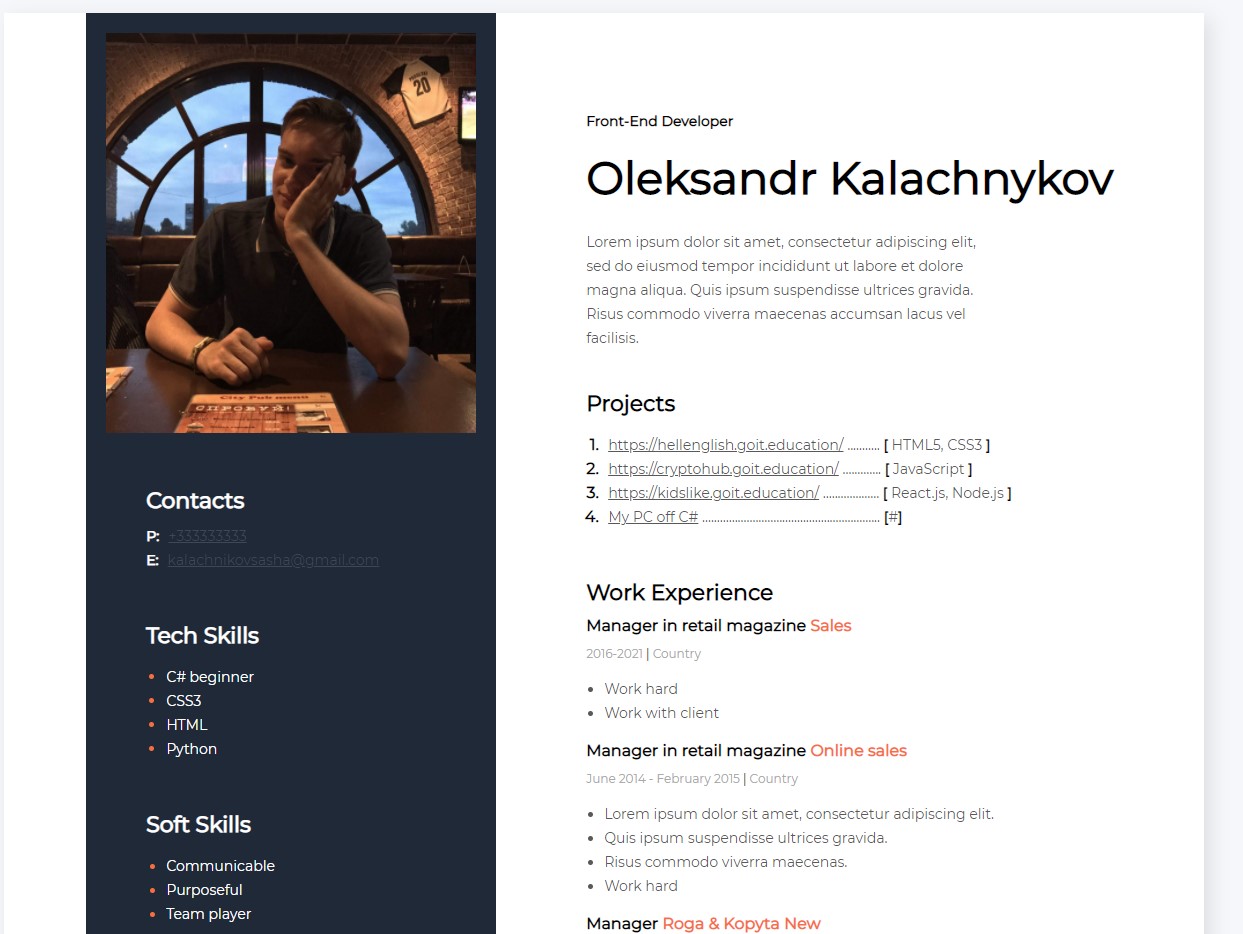 GitHub - Okalash/Resume_OKL_testfront