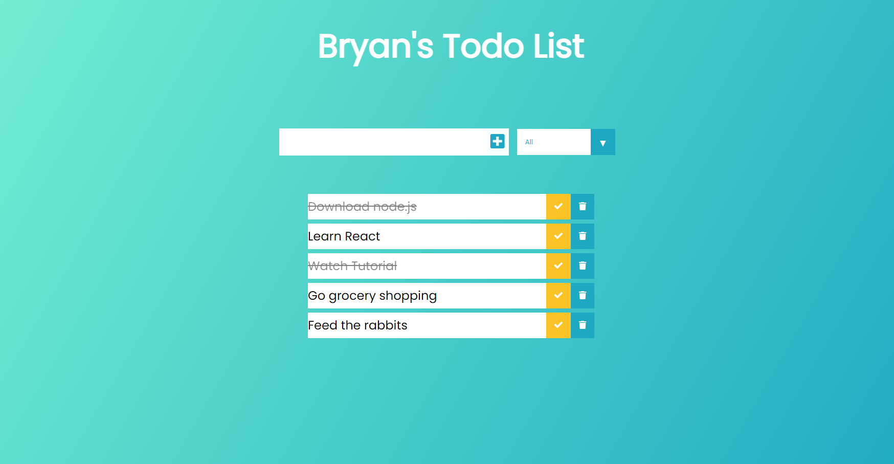 GitHub - bryan-morandi/Todo_app: I wanted to learn more front-end ...