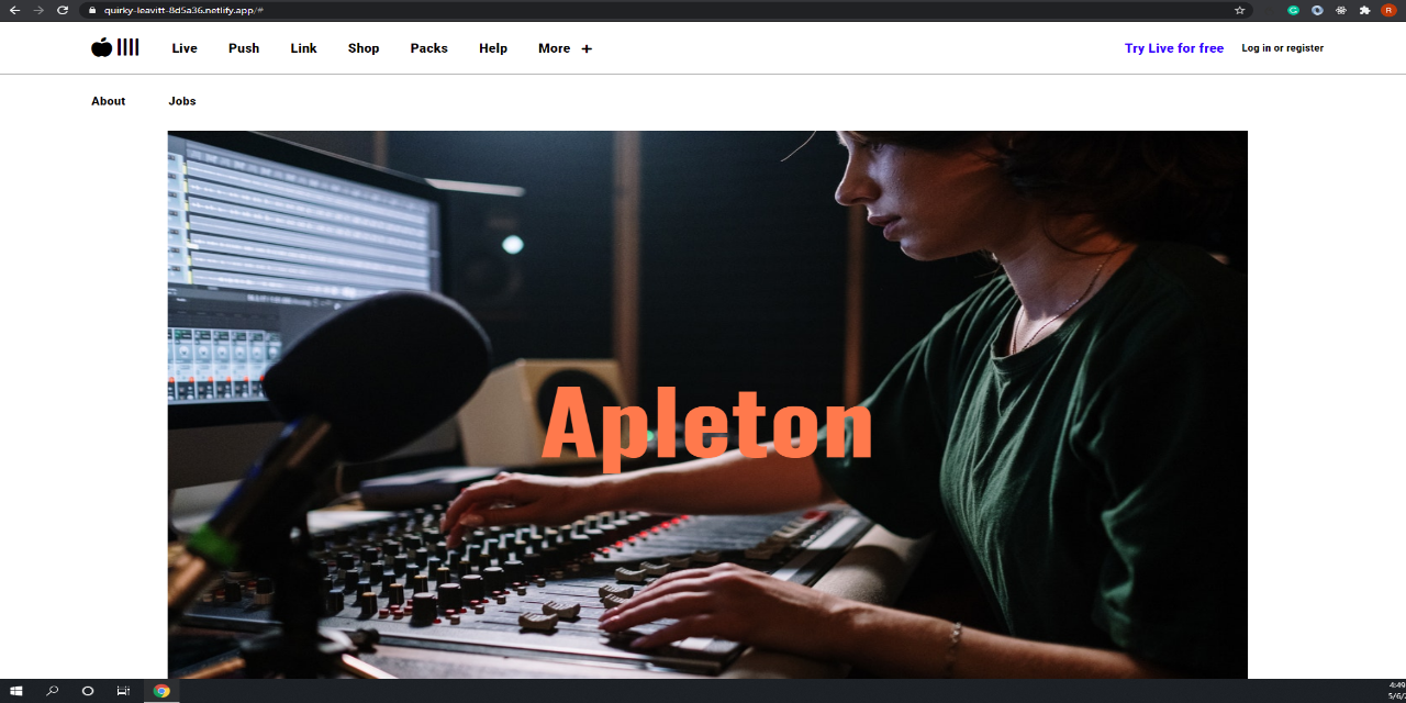 GitHub - RICK-FLORES/Ableton-Clone: Ableton "About Page" Clone