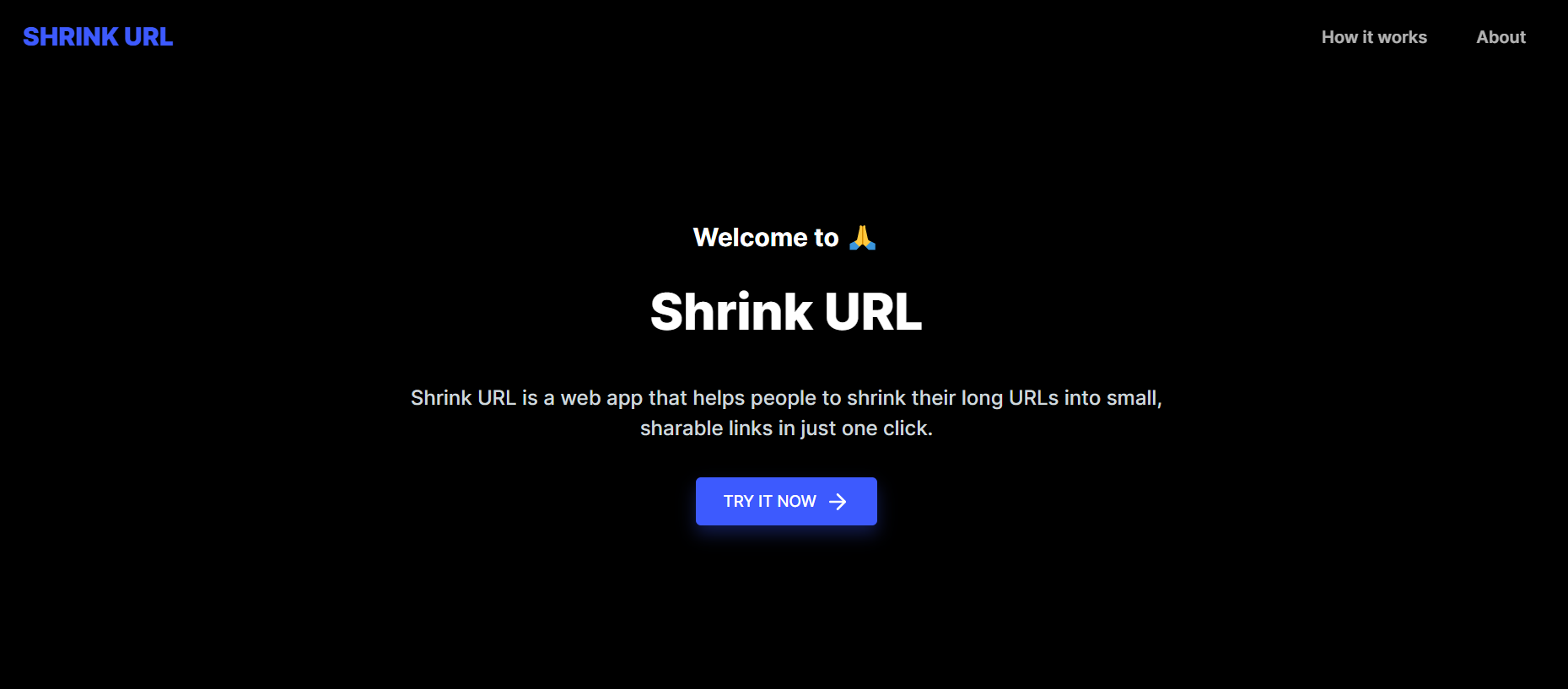 GitHub - wweverma1/shrink-url: Shorten your URLs