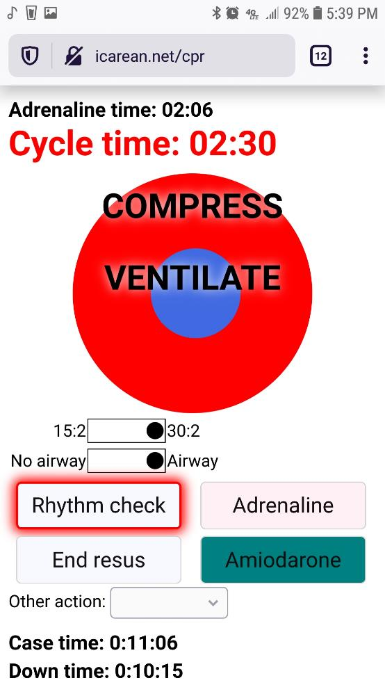 GitHub - icarean/Resuscitatron: Cardiac arrest resuscitation timing and record webapp - CPR ...