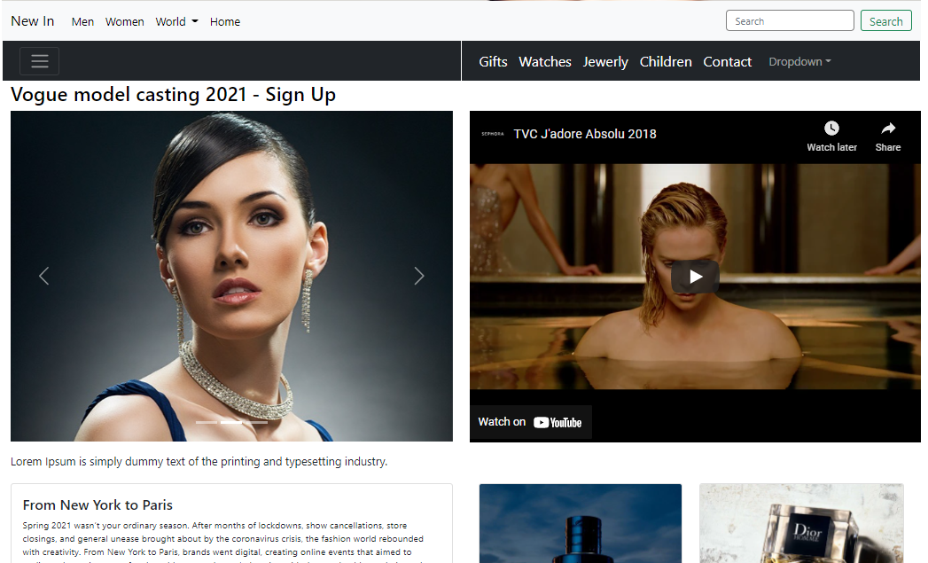 GitHub - zhekovdobri/Alexandragloss_Homepage_Fashion