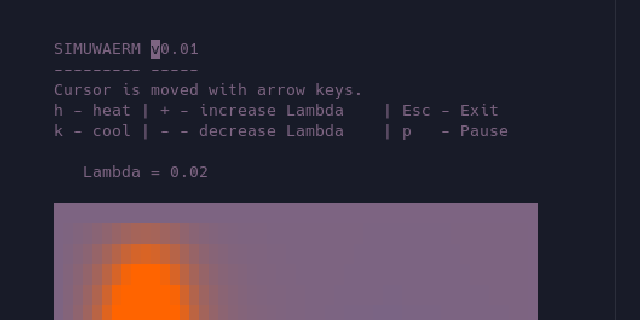 GitHub - lennart-finke/simuwaerm: A simple heat simulation in pure Rust.