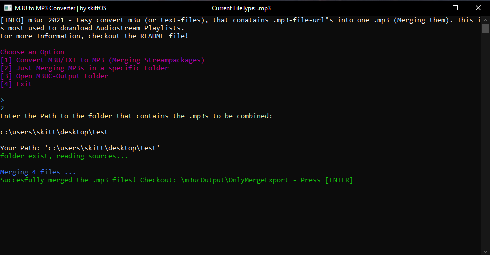 GitHub - skittOS/m3uc: Simple converter to get a MP3 file out of a M3U ...