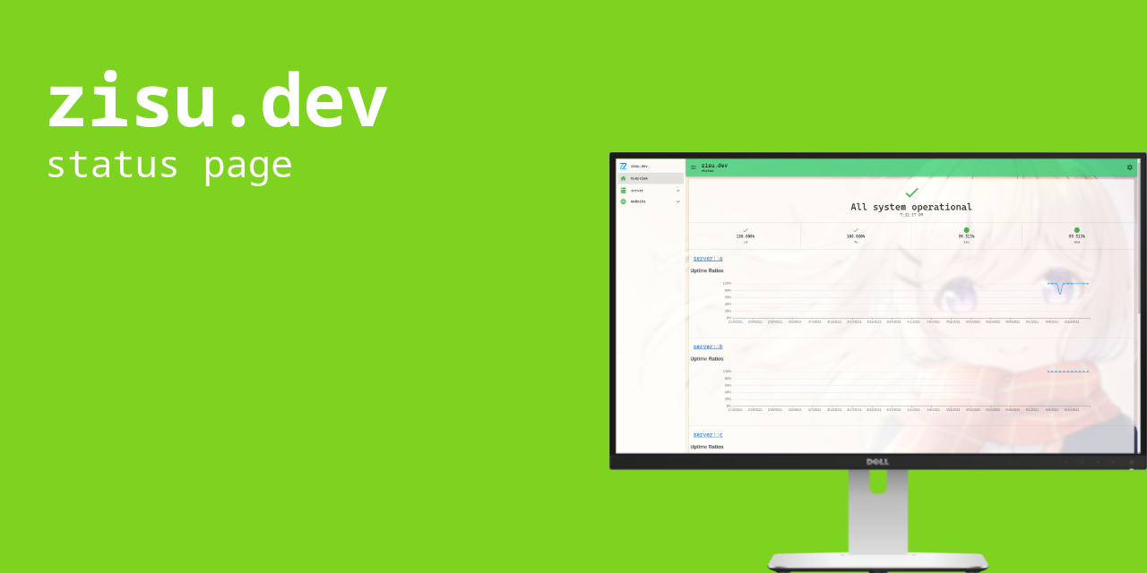 GitHub - zisu-dev/status: zisu.dev status page