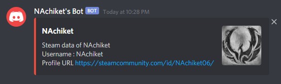 GitHub - NAchiket06/SteamDiscordBot: Basic discord bot that returns ...